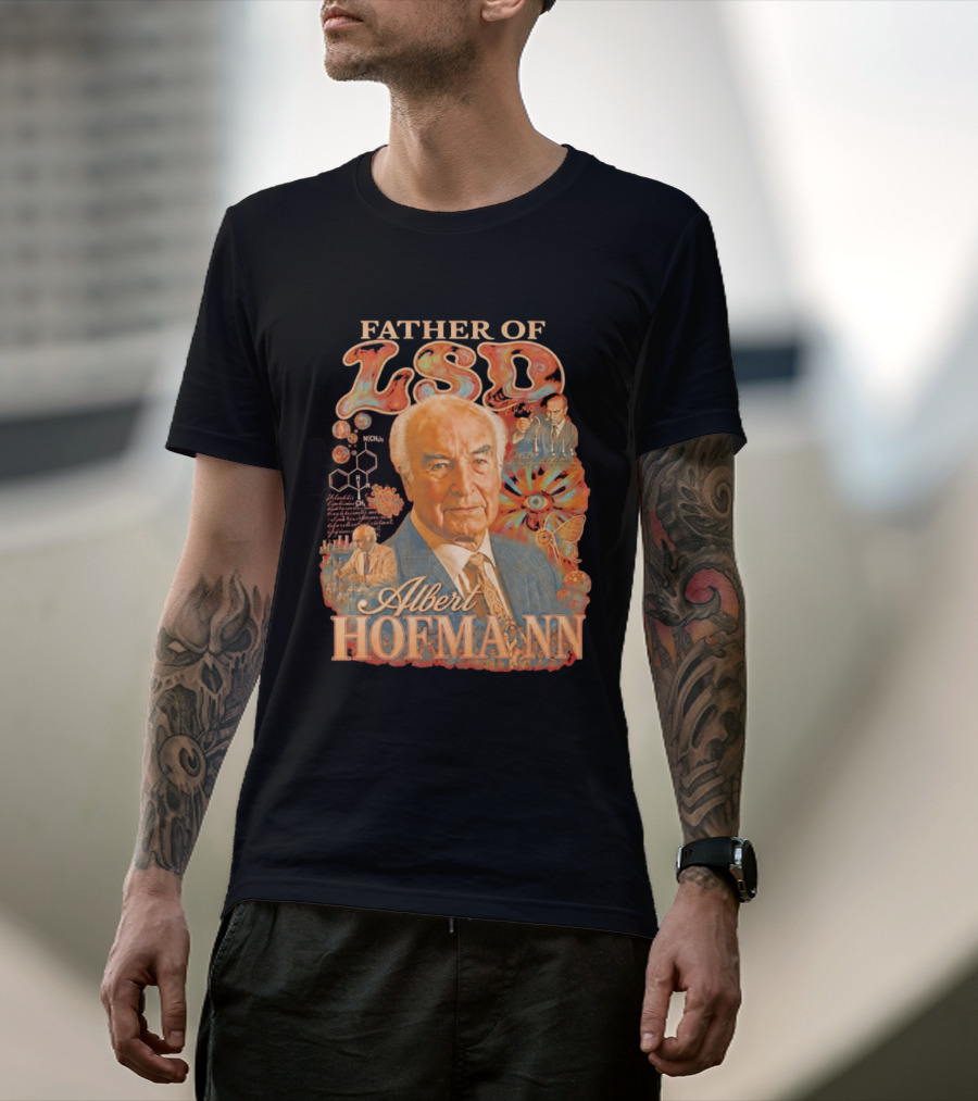 Father Of LSD Albert Hofmann Psychedelic T-Shirt