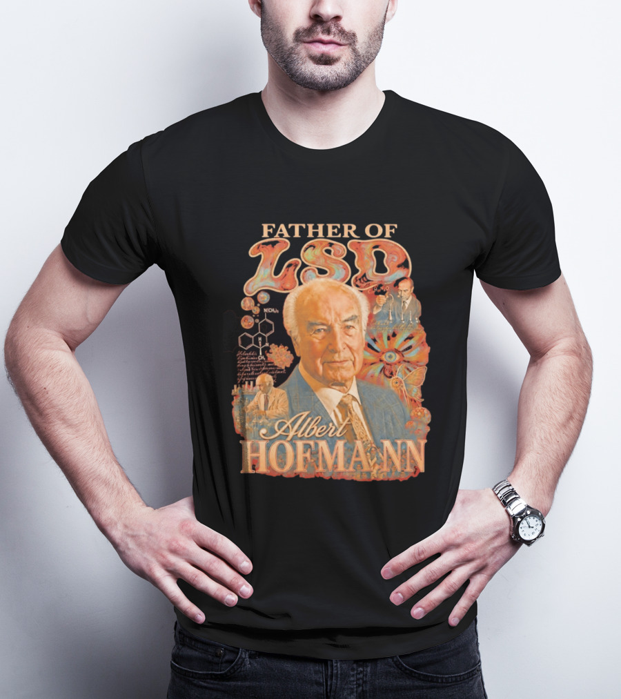 Father Of LSD Albert Hofmann Psychedelic T-Shirt