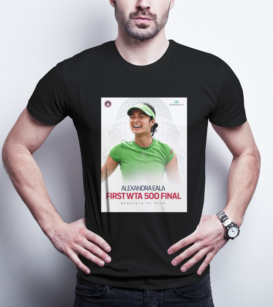 Alexandra Eala First WTA 500 Final Mubadala DC Open Capitol Building T-Shirt