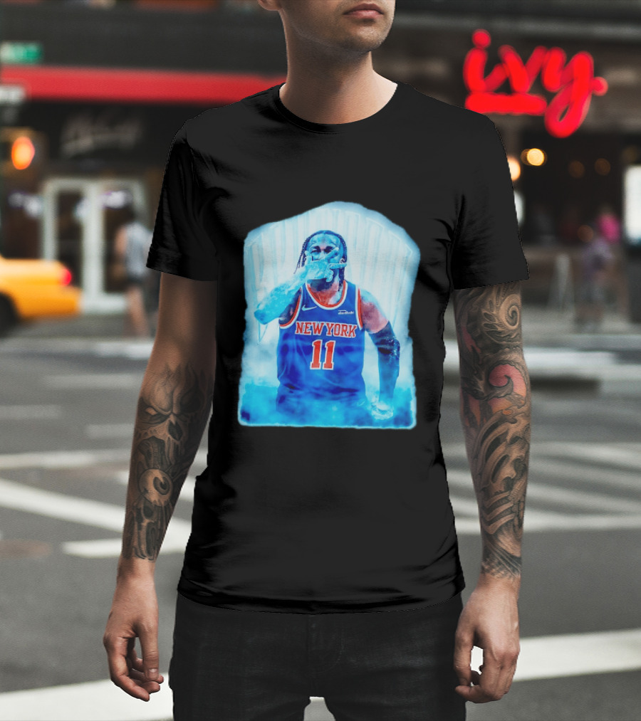 Jalen Brunson New York Knicks Number 11 NBA Basketball Player T-Shirt