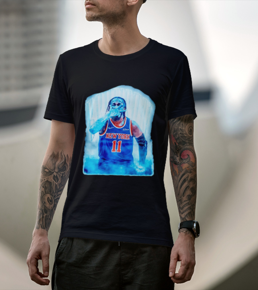 Jalen Brunson New York Knicks Number 11 NBA Basketball Player T-Shirt
