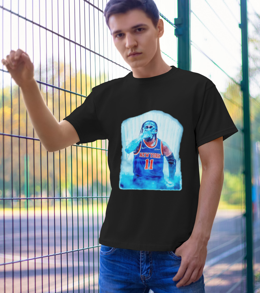 Jalen Brunson New York Knicks Number 11 NBA Basketball Player T-Shirt