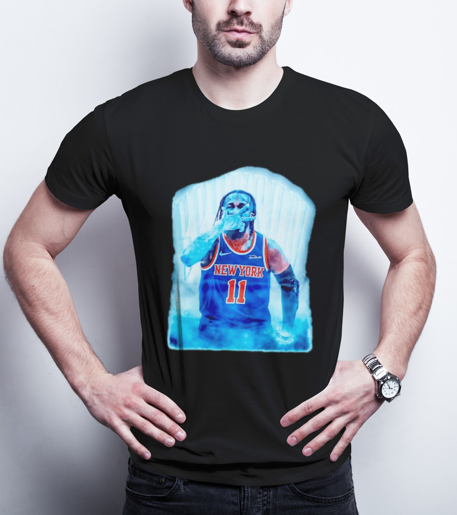 Jalen Brunson New York Knicks Number 11 NBA Basketball Player T-Shirt