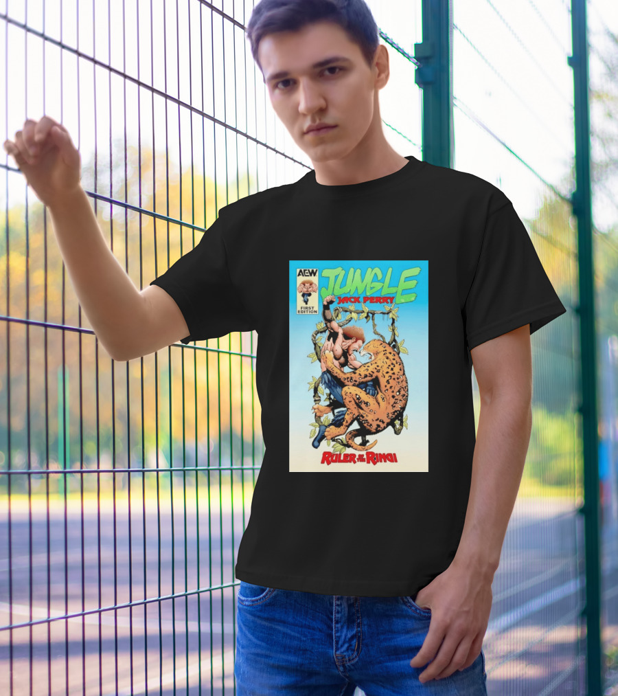 AEW Jungle Jack Perry First Edition Ruler Of The Ring T-Shirt