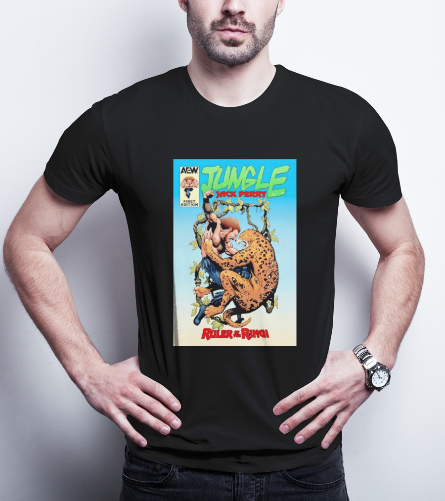 AEW Jungle Jack Perry First Edition Ruler Of The Ring T-Shirt