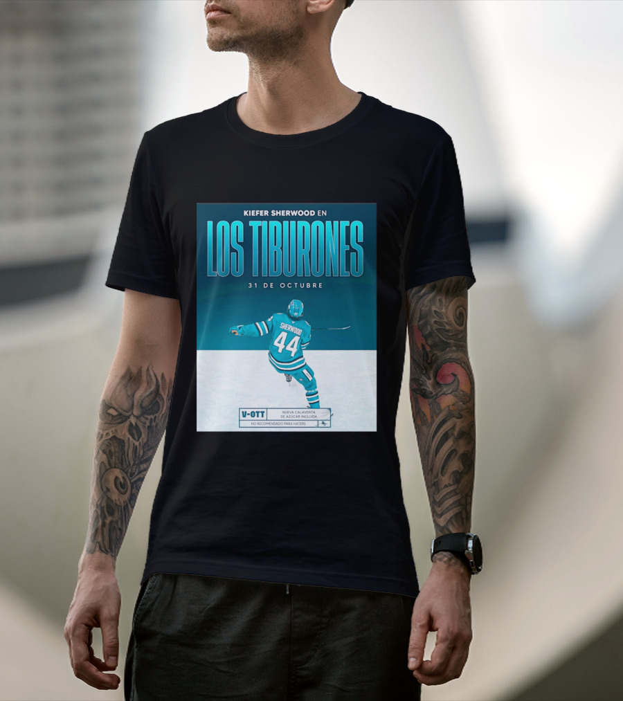 Kiefer Sherwood En Los Tiburones 31 De Octubre V OTT Nueva Calaverita De Azúcar Incluida T-Shirt