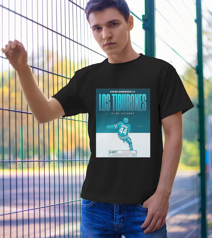 Kiefer Sherwood En Los Tiburones 31 De Octubre V OTT Nueva Calaverita De Azúcar Incluida T-Shirt