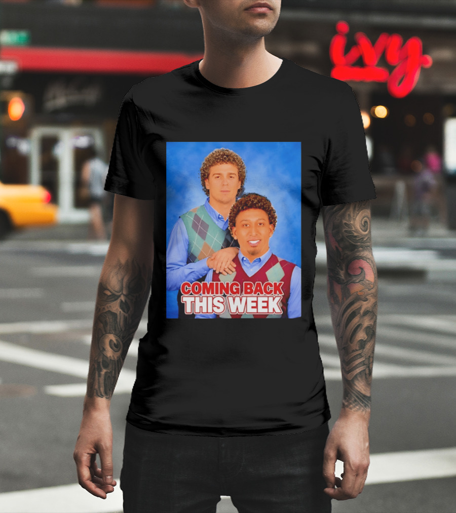 Edwin Diaz Kíke Hernandez Step Brothers Coming Back This Week T-Shirt