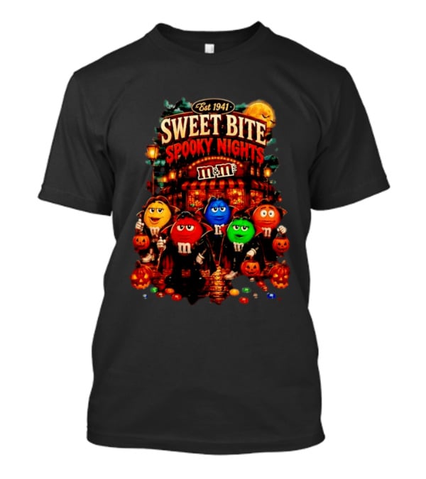 Est 1941 M&M's Sweet Bite Spooky Nights Halloween T-Shirt