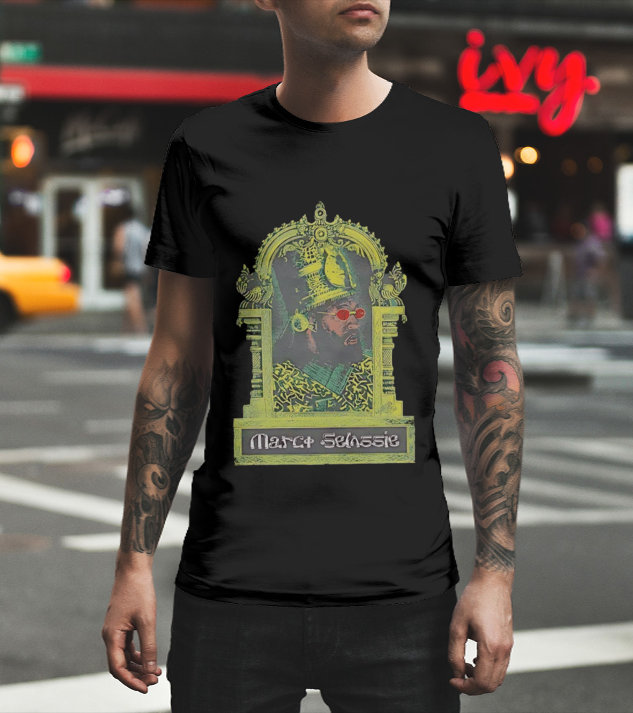 Marcf Selassie Bootleg Rap Ornate T-Shirt