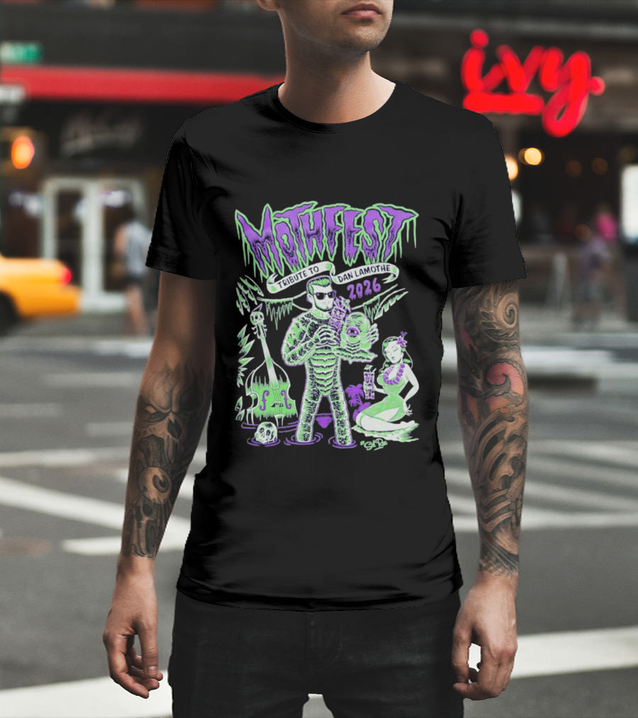 Mothfest Tribute To Dan Lamothe 2026 Creature T-Shirt