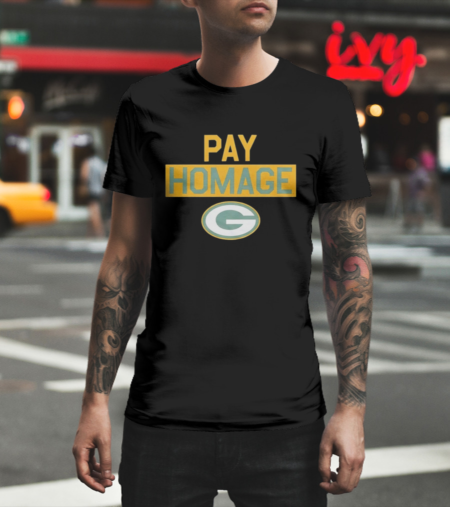 Green Bay Packers Pay Homage With Iconic G T-Shirt