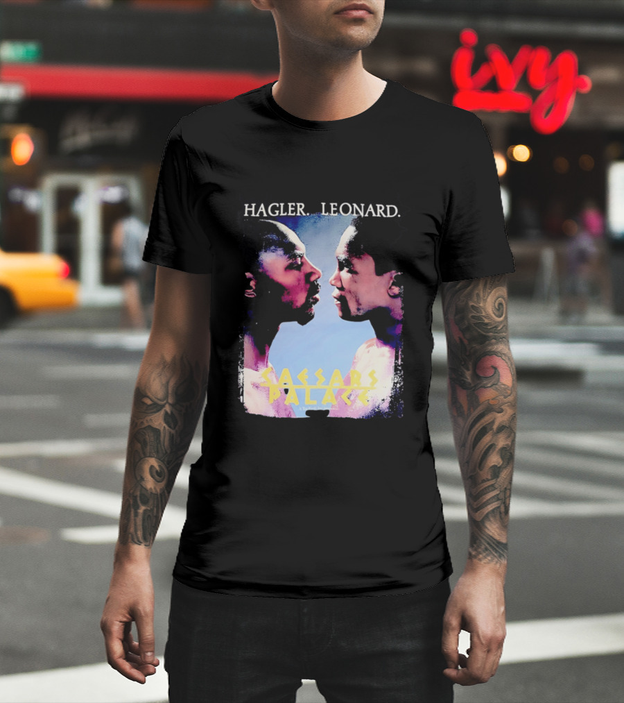 Hagler Leonard Caesars Palace Boxing Match Showdown T-Shirt