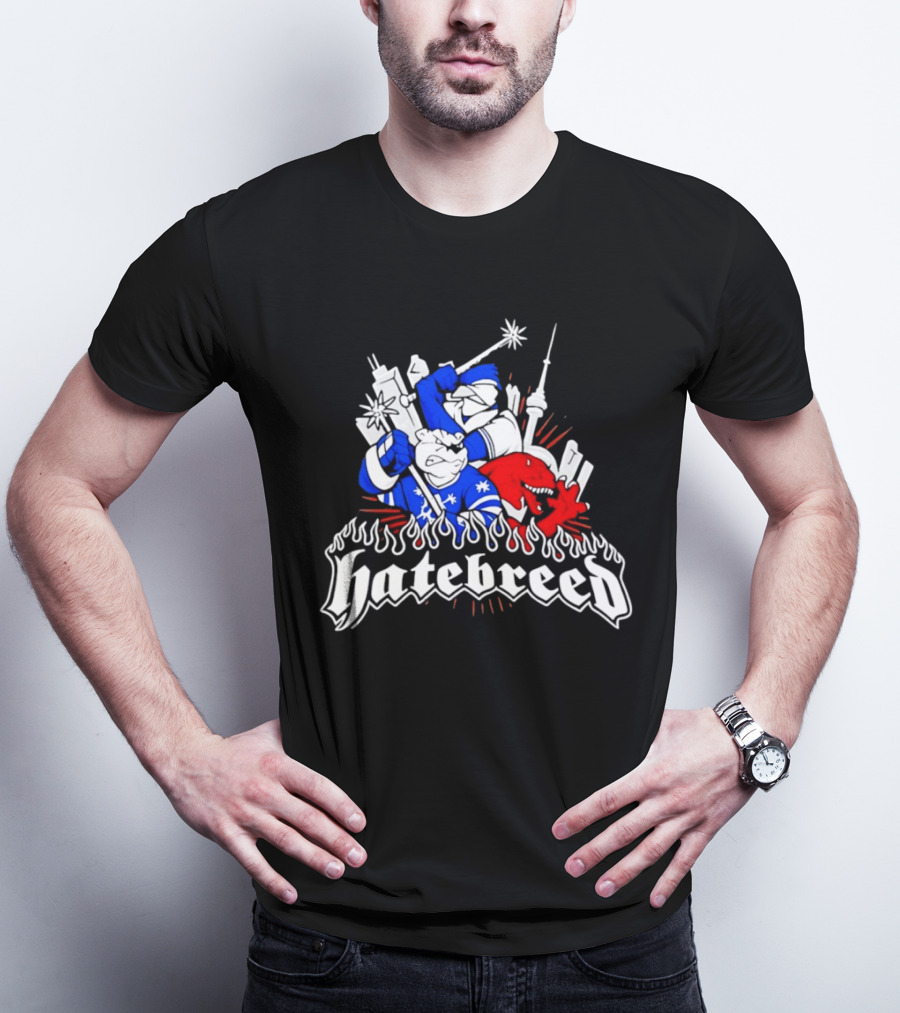 Hatebreed Toronto Maple Leafs Raptors CN Tower Hardcore Mashup T-Shirt