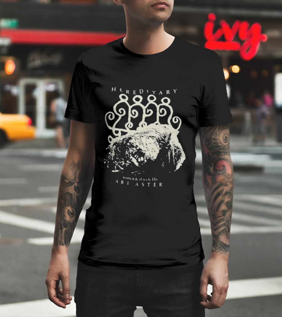 Hereditary Written And Directed By Ari Aster Spiral T-Shirt