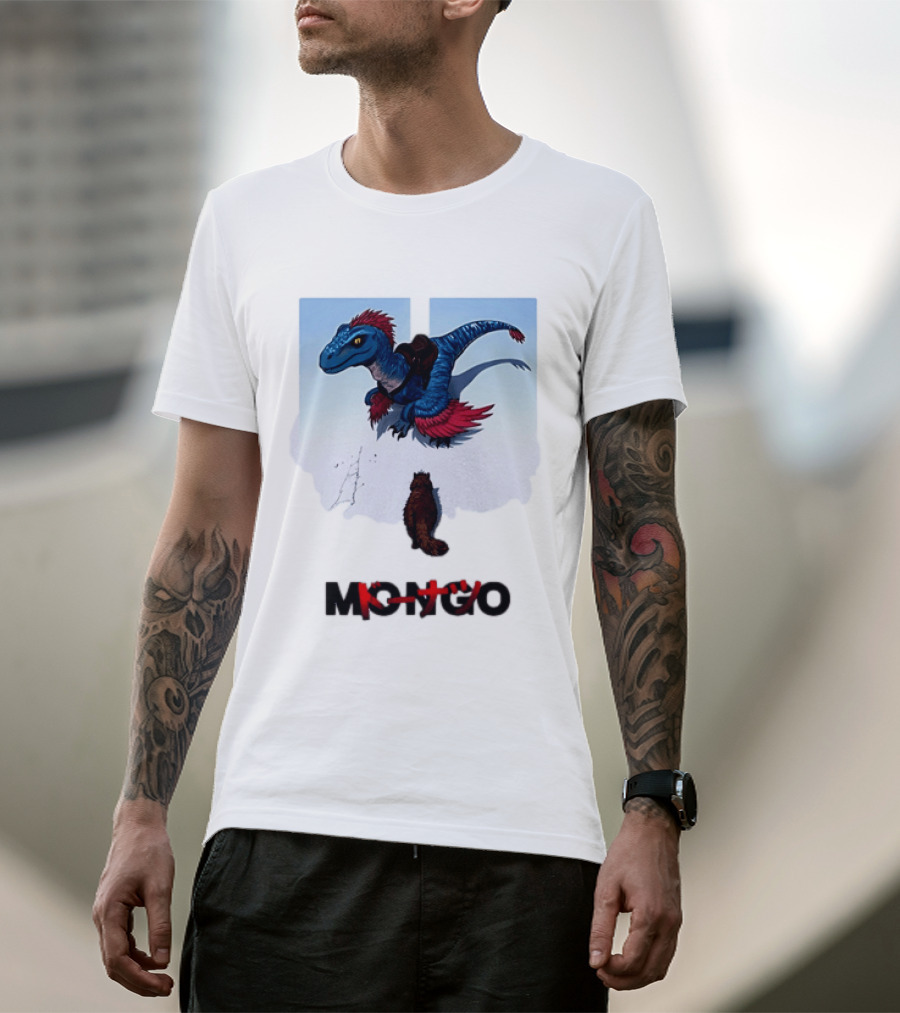 Mongo Raptor Cat Donatsu By U Mashermello Dinosaur T-Shirt