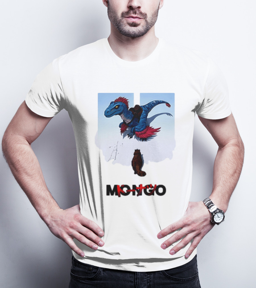 Mongo Raptor Cat Donatsu By U Mashermello Dinosaur T-Shirt