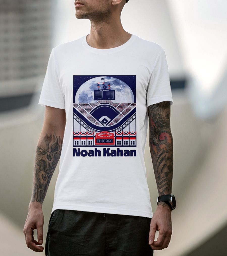 Noah Kahan Live In Concert Wrigley Field July 14 15 2023 Chicago T-Shirt