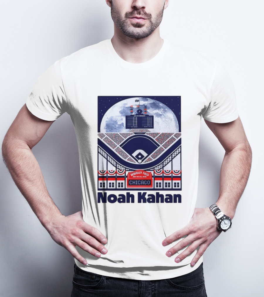Noah Kahan Live In Concert Wrigley Field July 14 15 2023 Chicago T-Shirt