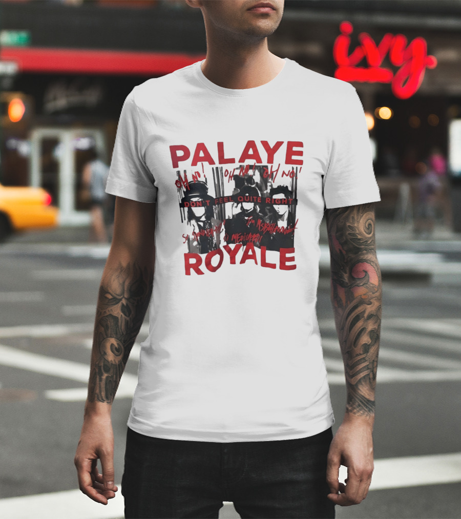Palaye Royale Don't Feel Quite Right Oh No So Unsatisfied Misunderstood Mediocre T-Shirt