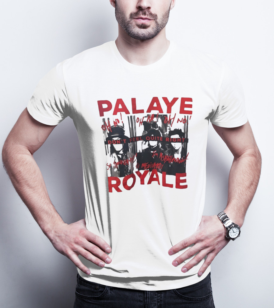 Palaye Royale Don't Feel Quite Right Oh No So Unsatisfied Misunderstood Mediocre T-Shirt