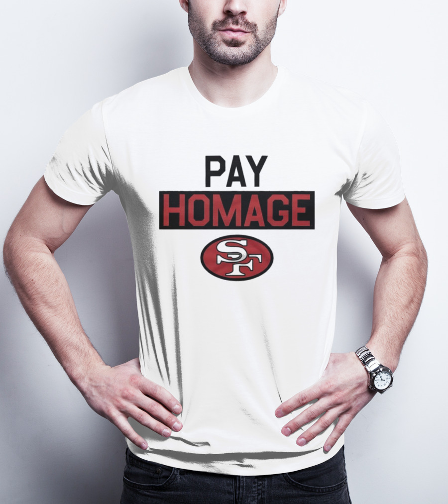 San Francisco 49ers Pay Homage SF Football T-Shirt