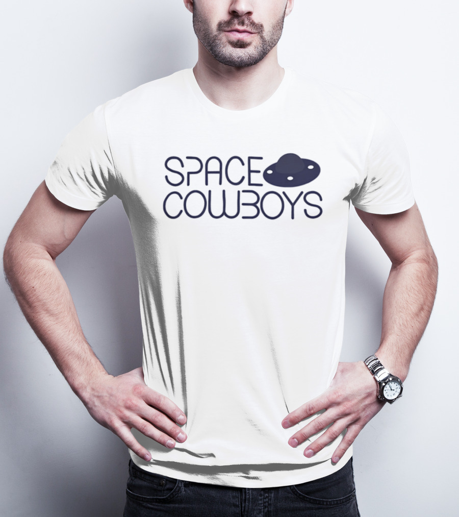 Space Cowboys UFO Sci Fi Cowboy Fusion T-Shirt