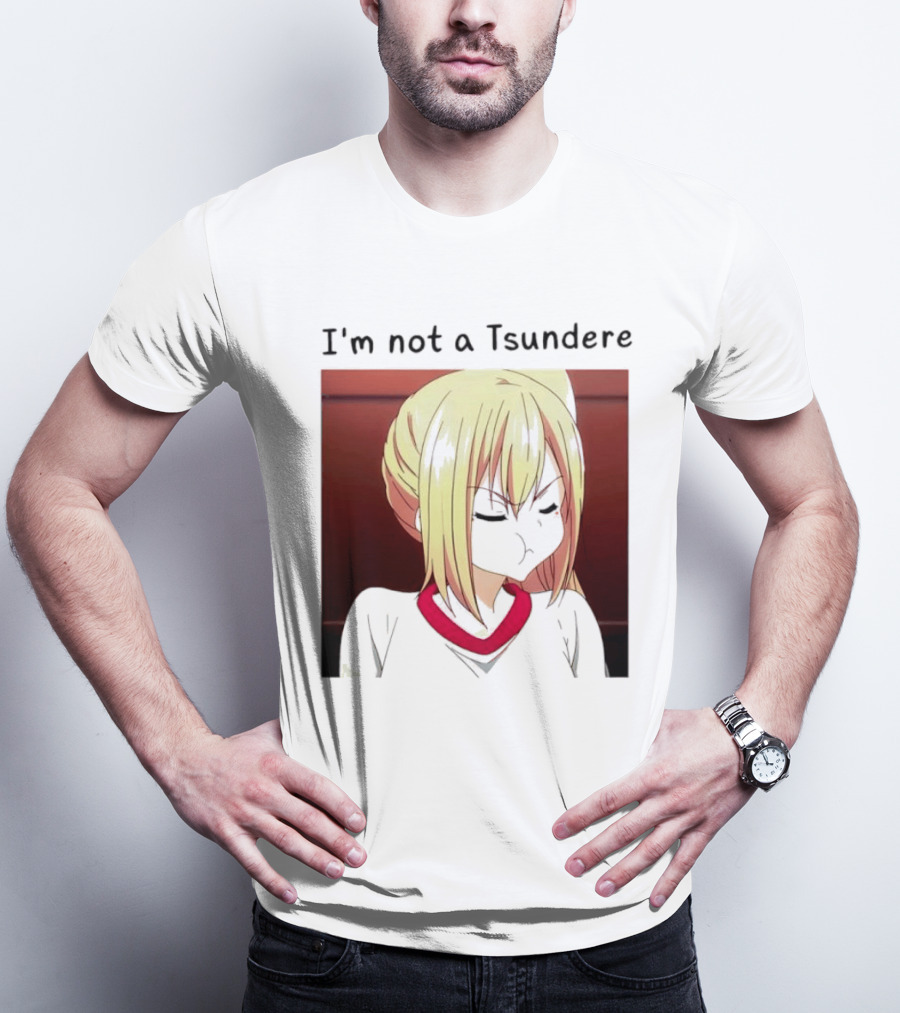 I'm Not A Tsundere Mai Kawakami Anime Character Expression T-Shirt