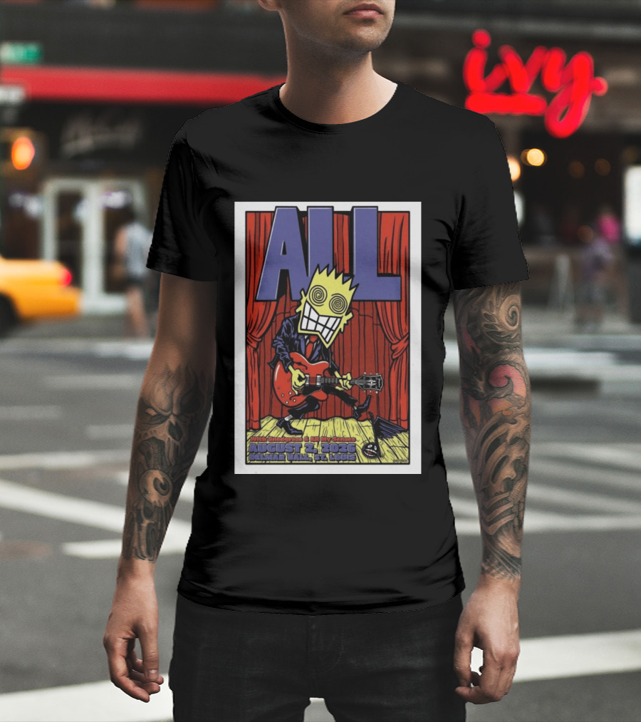 ALL Band August 21 2026 Delmar Hall St Louis With Snodgrass And All My Senses T-Shirt