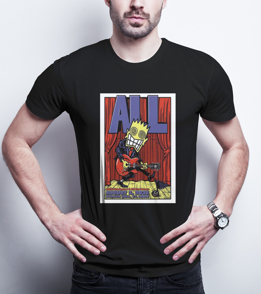 ALL Band August 21 2026 Delmar Hall St Louis With Snodgrass And All My Senses T-Shirt
