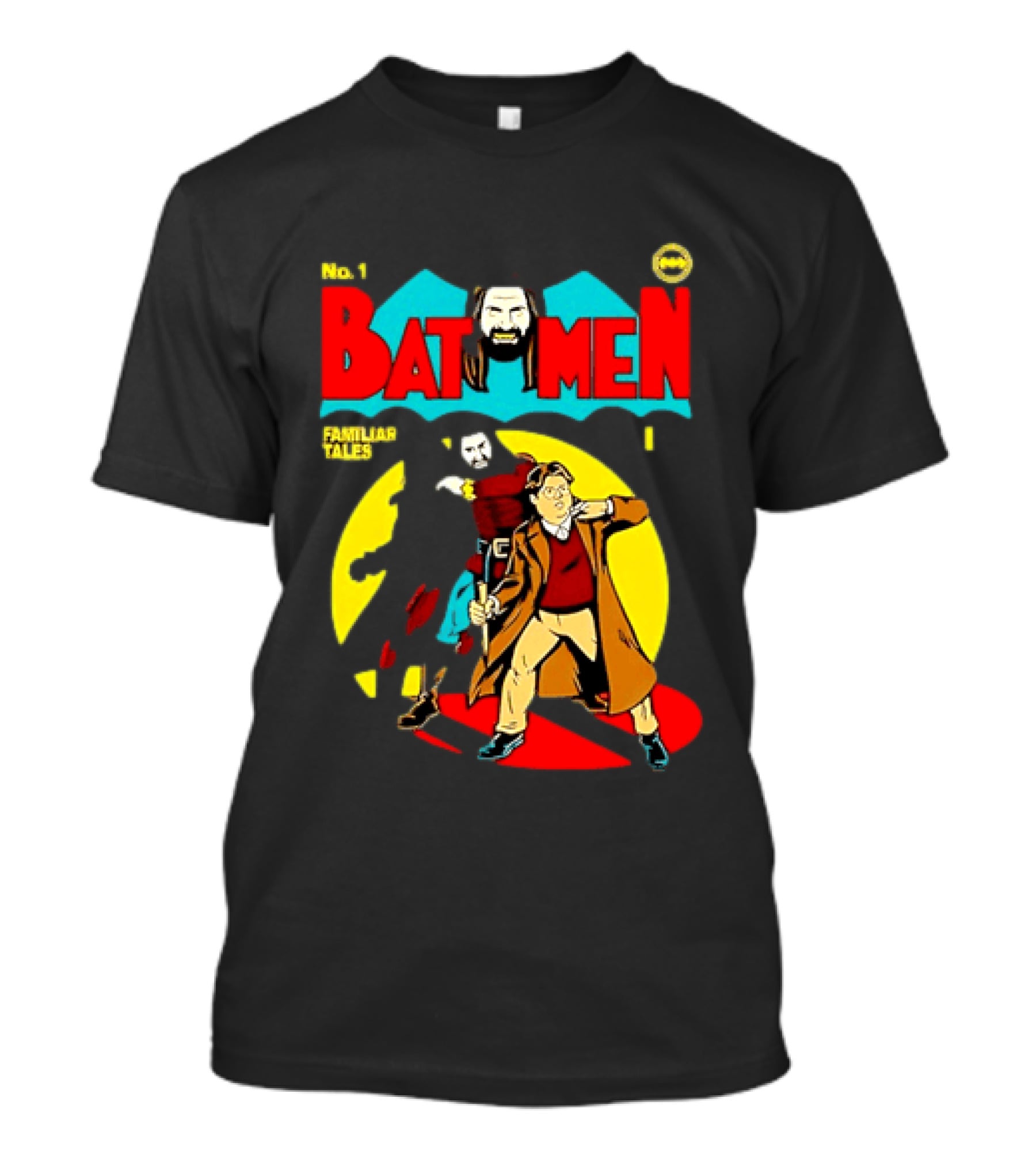No 1 Bat Men Familiar Tales What We Do In The Shadows T-Shirt