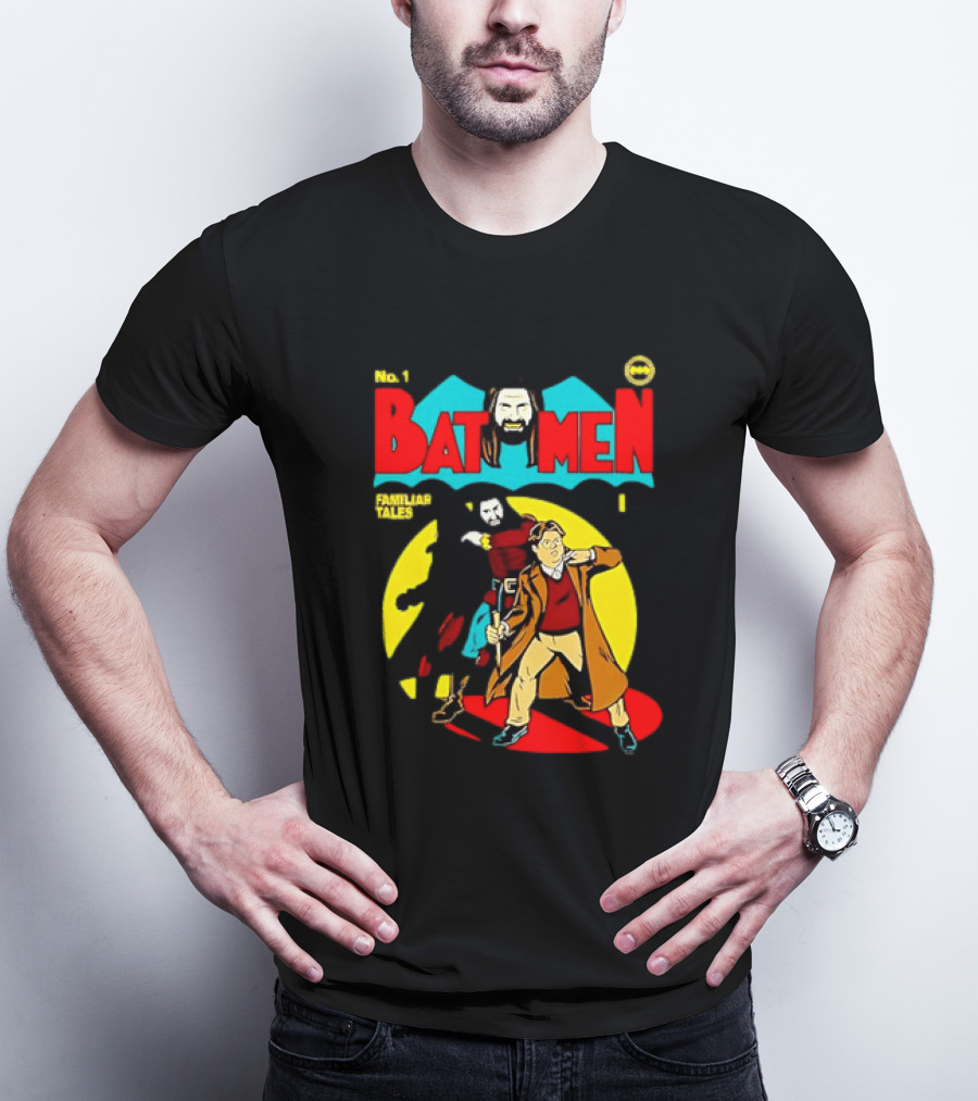 No 1 Bat Men Familiar Tales What We Do In The Shadows T-Shirt