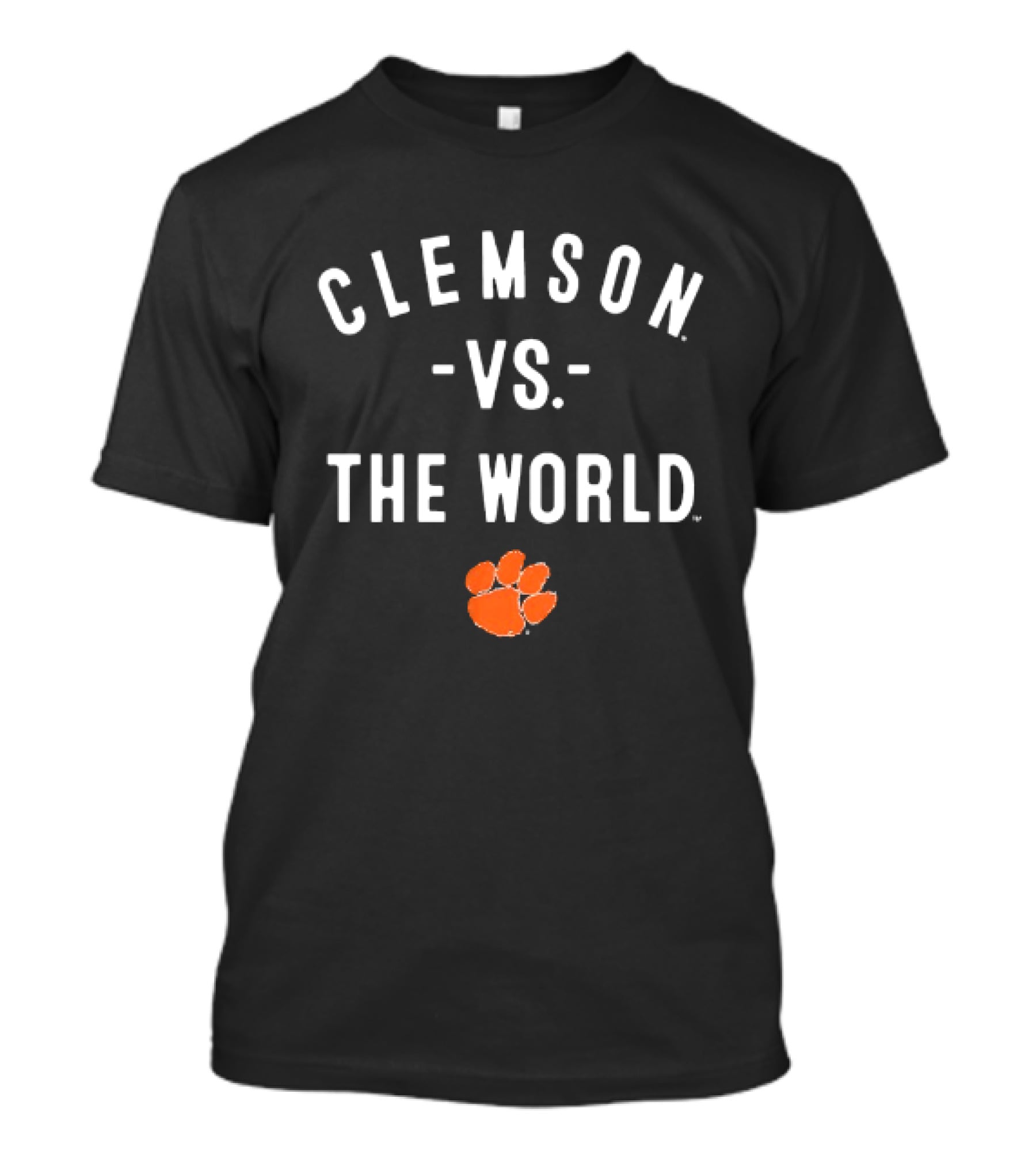Clemson Vs The World NCAA College Football Paw T-Shirt