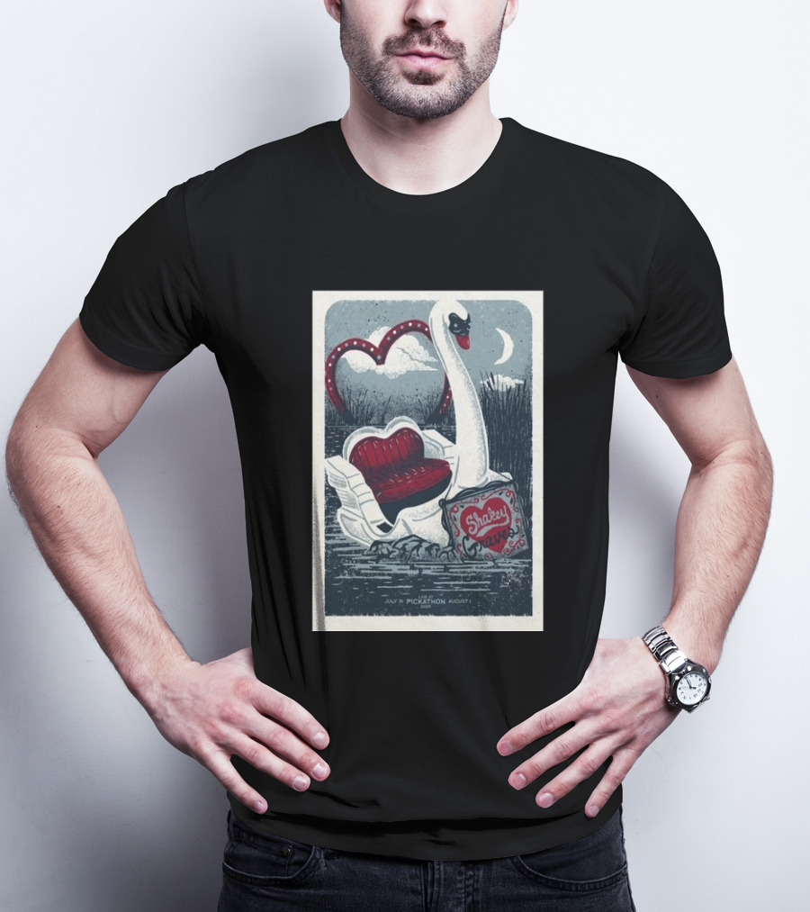 Shakey Graves Pickathon Swan Boat July 31 August 1 Concert T-Shirt