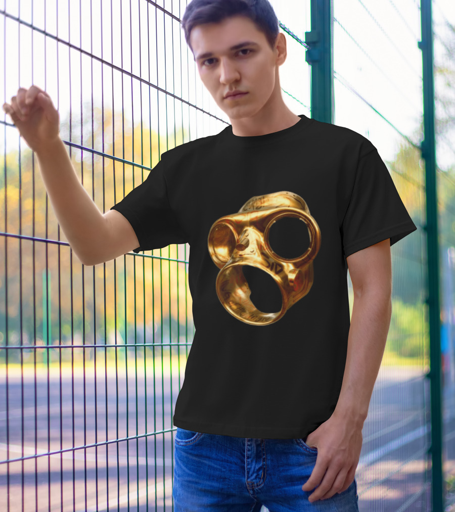 Sid The 3Rd Shop Store Gold Mask Ring T-Shirt
