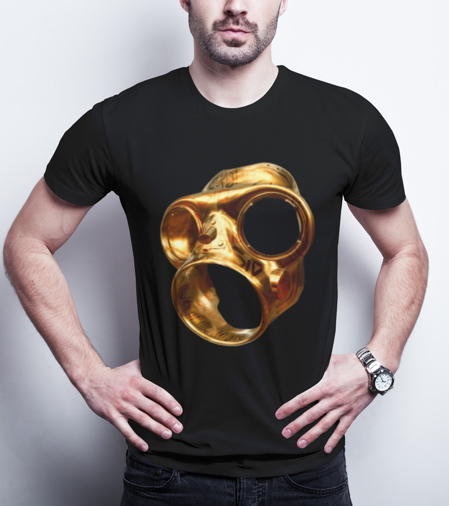Sid The 3Rd Shop Store Gold Mask Ring T-Shirt