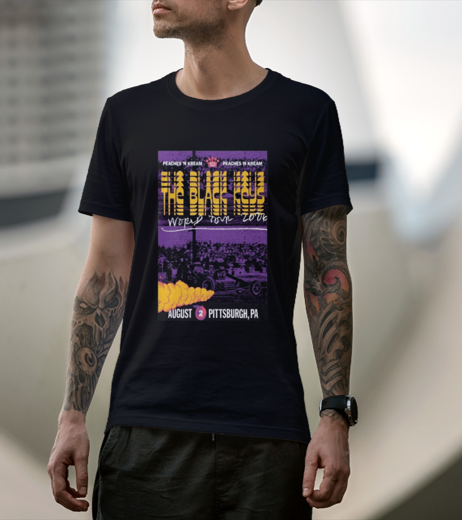 The Black Keys World Tour 2026 Peaches 'N Kream August Pittsburgh PA T-Shirt