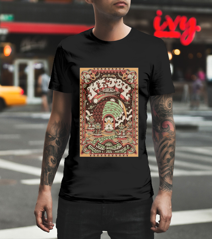 MT. Joy Osheaga Music Arts Festival August 1 2026 Parc Jean Drapeau Montreal T-Shirt