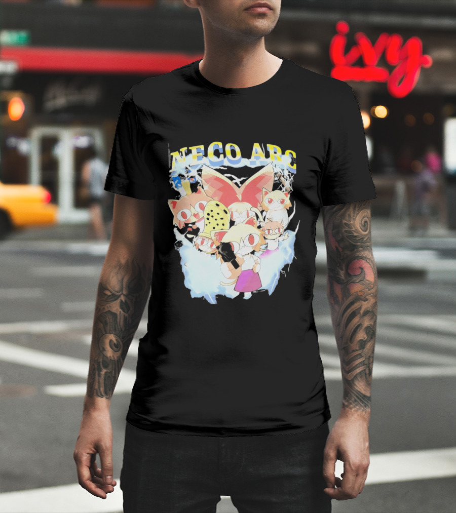 Neco Arc Tsukihime Type Moon Anime Character Collection T-Shirt