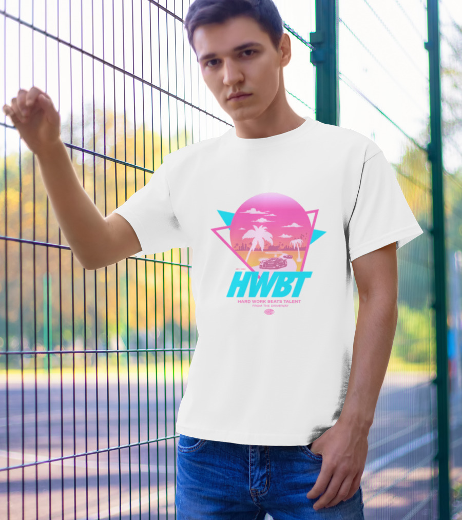 HWBT Miami Dreams Sunset Drive Neon T-Shirt