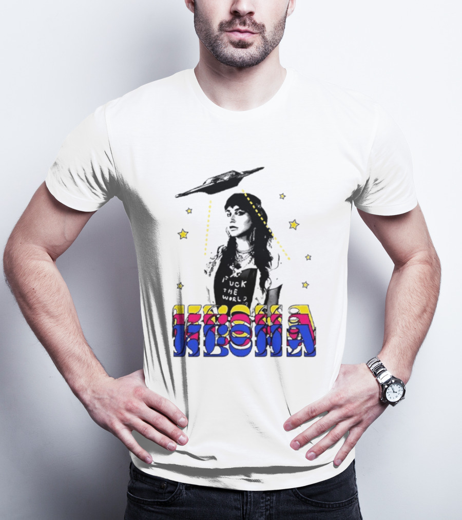 Kesha UFO Space Stars Tie Dye T-Shirt