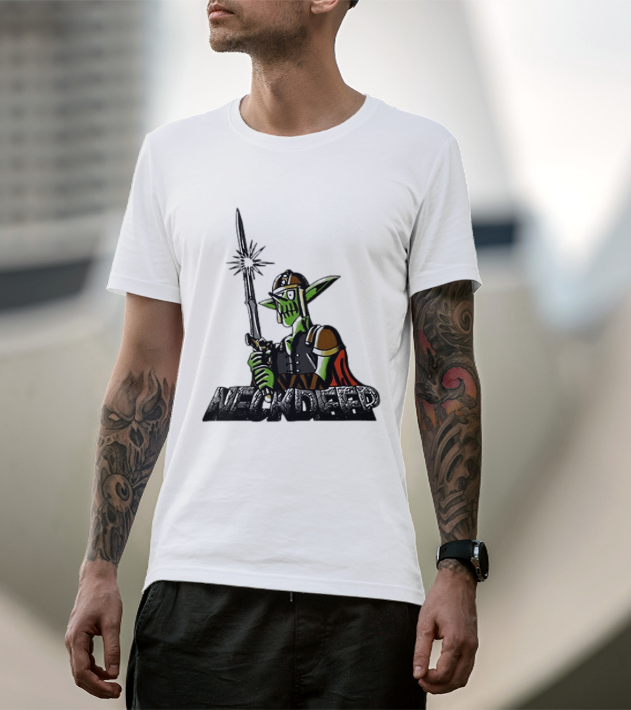Neck Deep Goblin Warrior Pop Punk Band Fantasy Sword T-Shirt