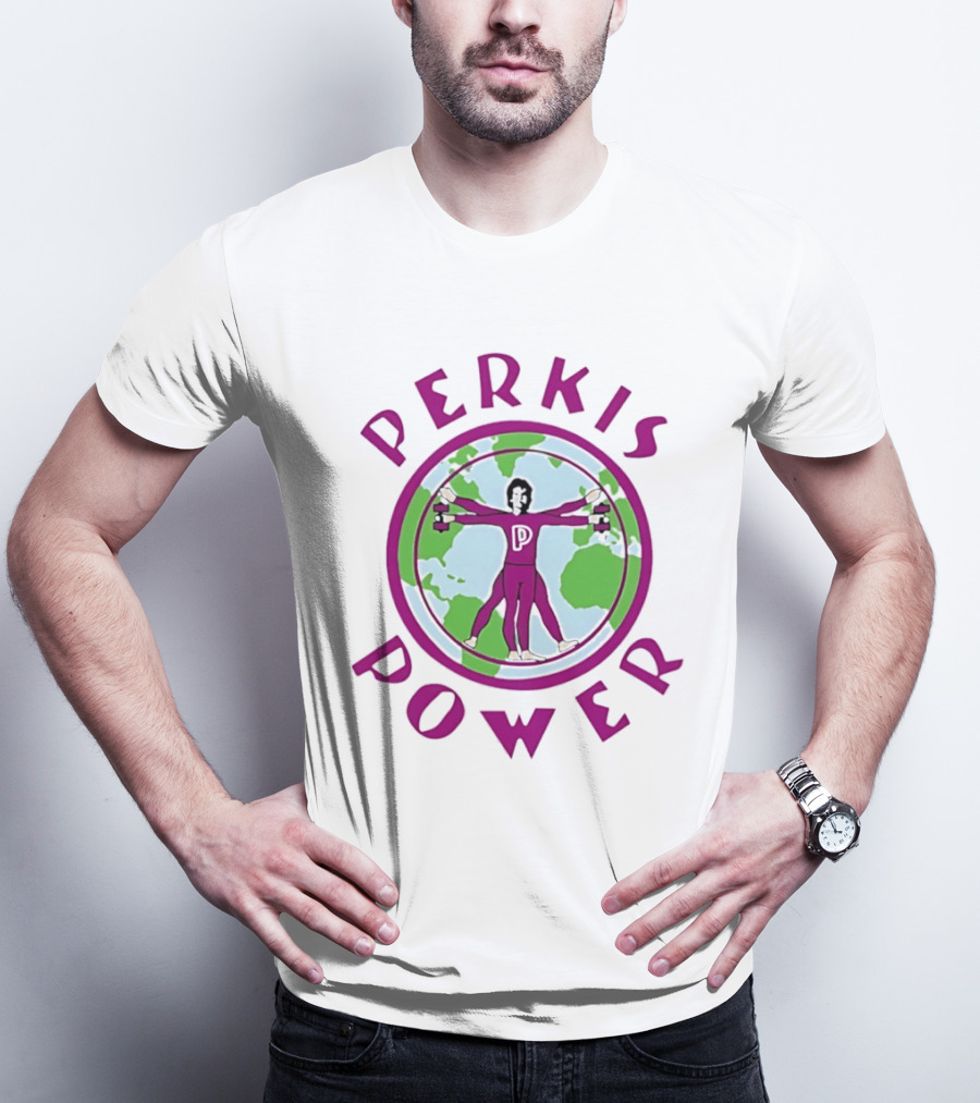 Perkis Power Tony Perkis Fitness Heavyweights Logo Circle T-Shirt