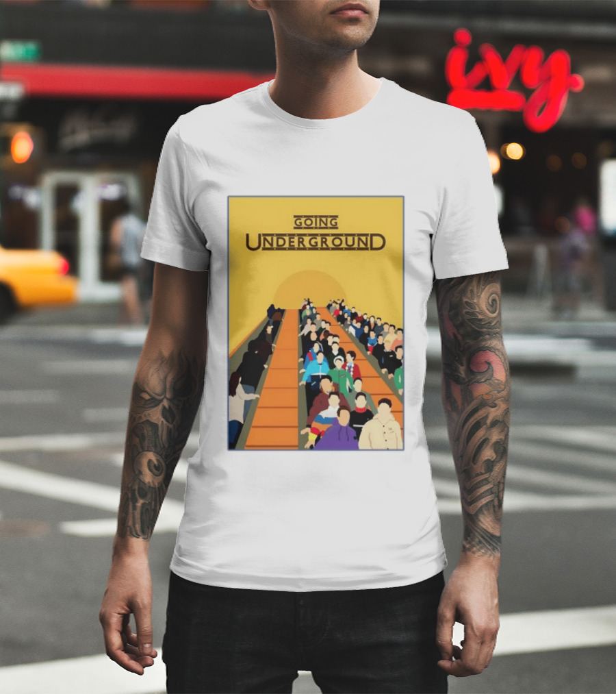 The Jam Going Underground Mod Culture Casuals Terrace Youth Football T-Shirt