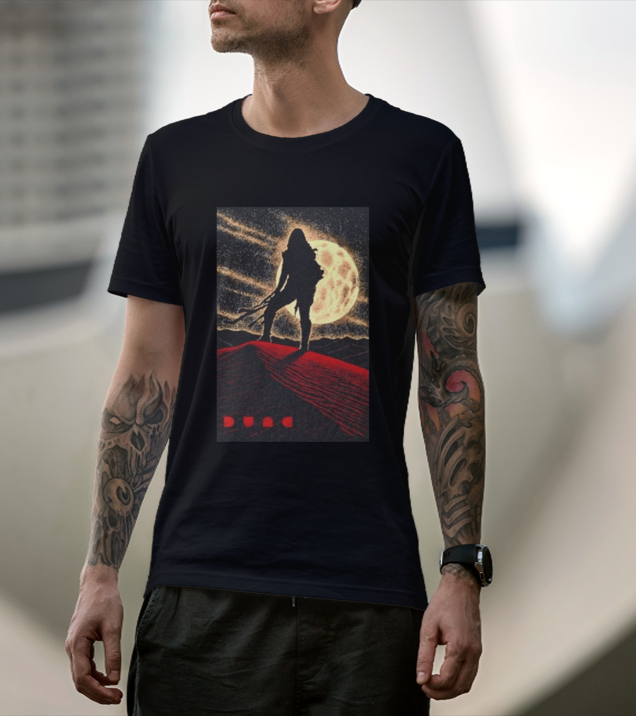 Paul Atreides Dune Arrakis Desert Moon Scene T-Shirt