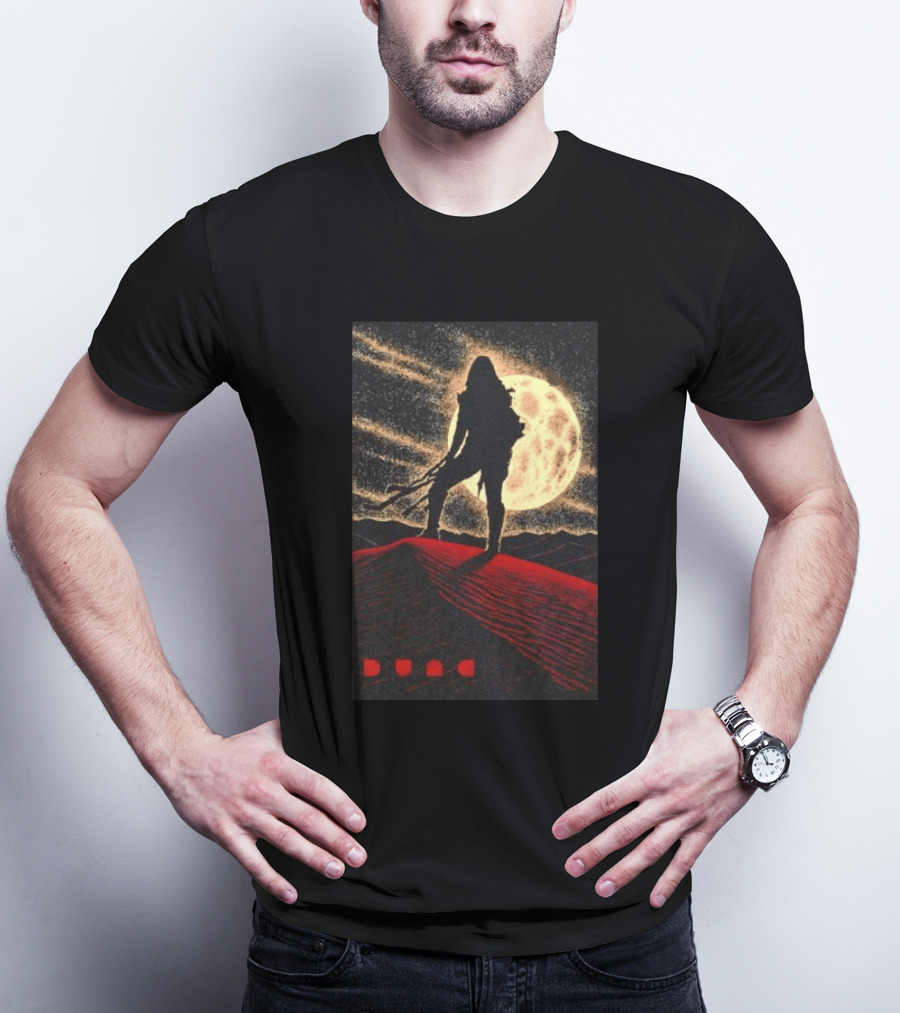 Paul Atreides Dune Arrakis Desert Moon Scene T-Shirt
