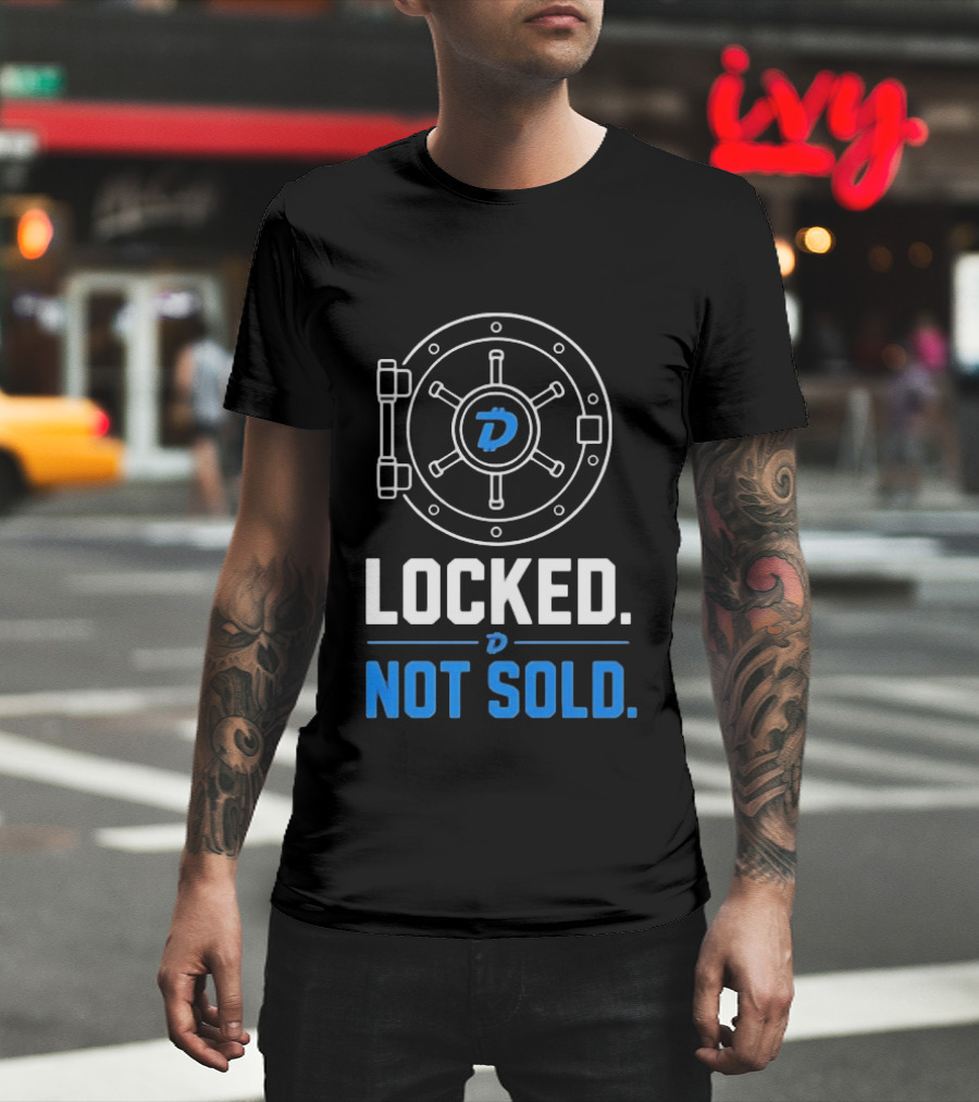 Digibyte Cryptocurrency Vault Locked Not Sold T-Shirt