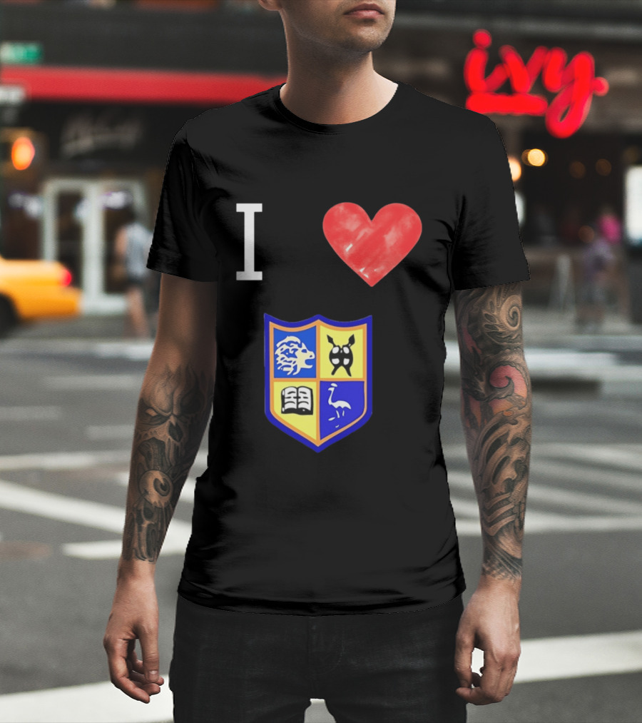 I Love University Of Zimbabwe UZ Harare Lion Emblem Crest T-Shirt