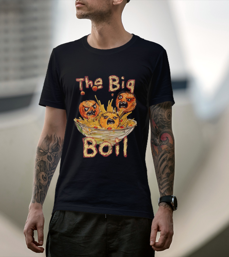 Kt8 Store Spag Heddy The Big Boil Scribble Black T-Shirt