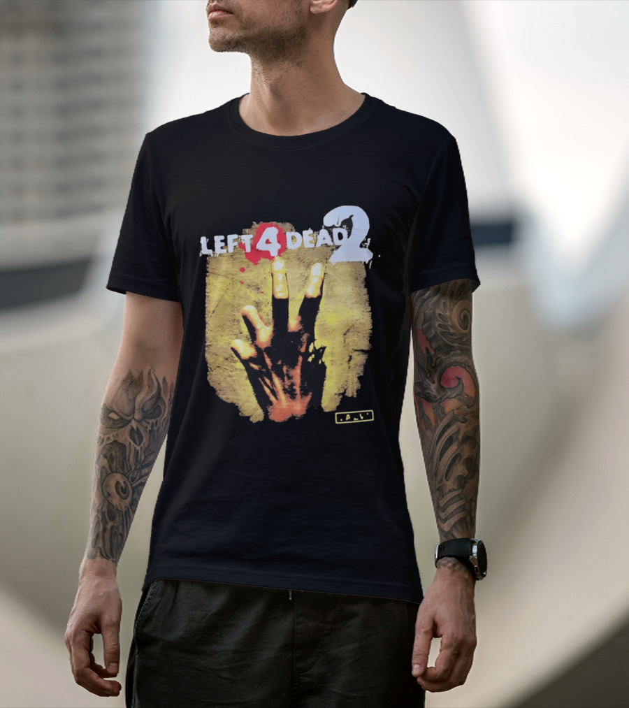Left 4 Dead 2 Zombie Hand Valve Video Game Survival T-Shirt